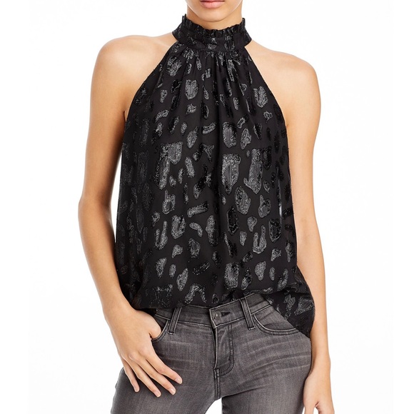 Aqua | Tops | Aqua Leopard Print Halter Top | Poshmark